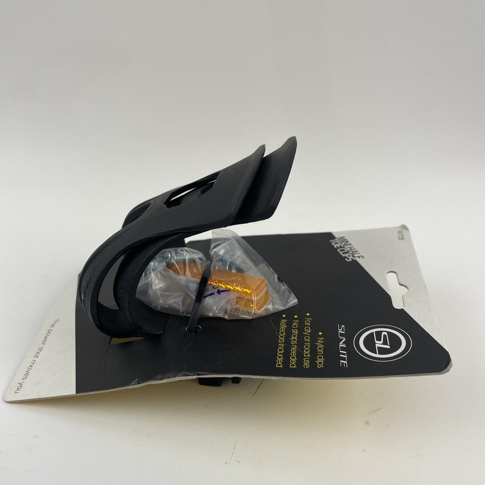 Mini Toe Clips For Bicycle Road MTB Gravel Nylon Pair New | eBay