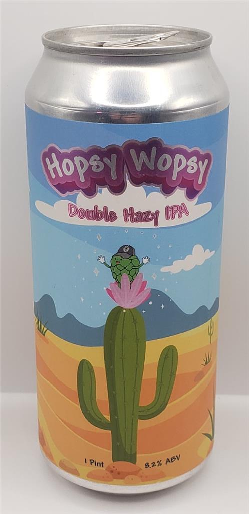Craft Beer Can Lake Pleasant Brewing Company Hopsy Wopsy Double Hazy ...