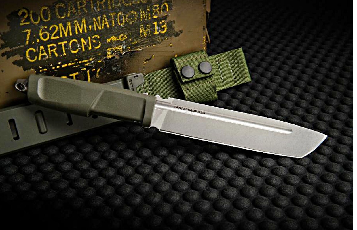 Extrema Ratio GIANT MAMBA. Ranger Green. Japanese tanto. Authentic ...