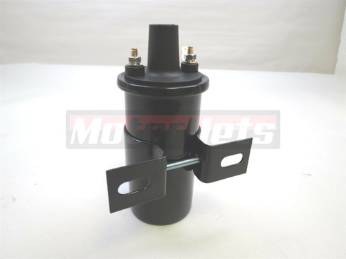 12V Black HEI Spark External Ignition 45K Volt Coil No Resistor Hot Rod ...