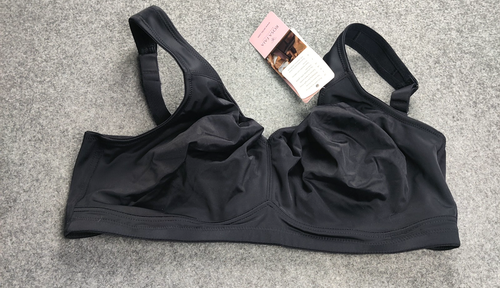 Rosa Faia Twin Bra Woman 40F Black Unlined Wireless Comfort T-shirt ...
