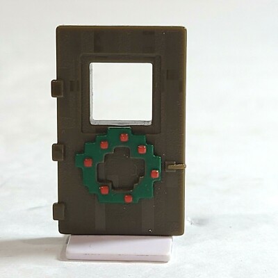 Minecraft Mini-Figures Festive Biome Pack 1" Door with Wreathe Block ...