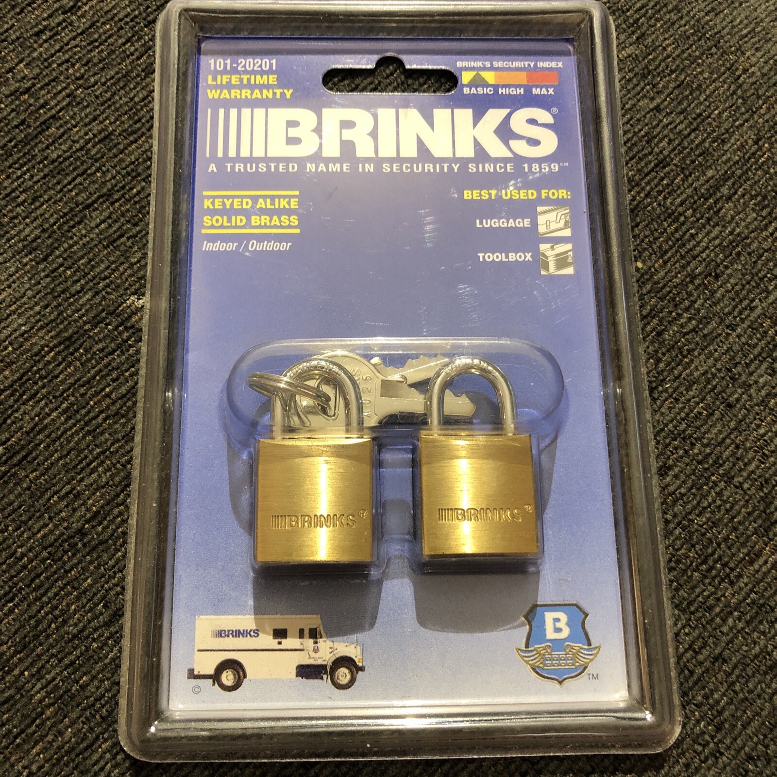 2 Pack Brinks Luggage Locks 20mm Solid Brass 101-20201 Padlock | eBay