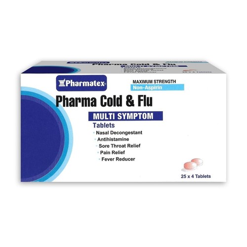 Pharma cold and flu Box - (20 Packs/80 Tablets) | eBay