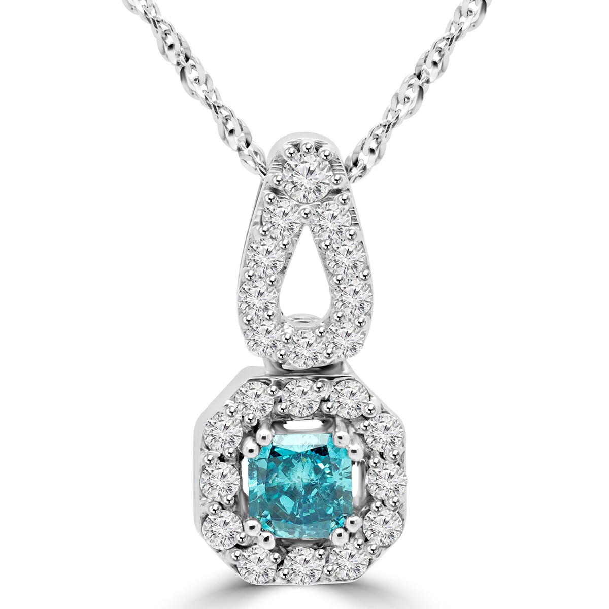 How To Draw A Diamond Necklace