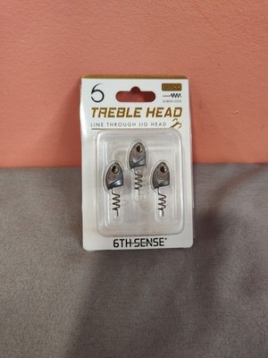 Treble Head Line Through Jig Head Screw Lock 1/4 oz. 3 Pack | eBay