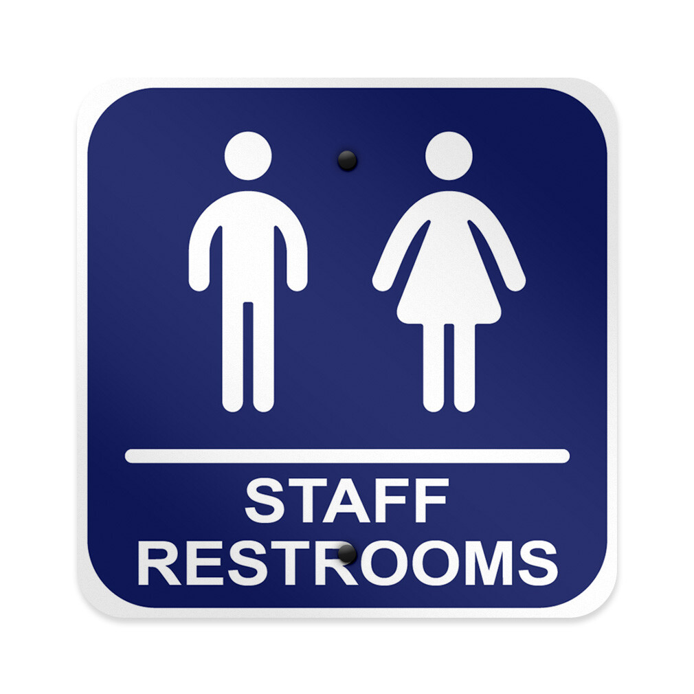 Urban Steel Restroom Signs No Public Restroom Sign With Metal Stake,