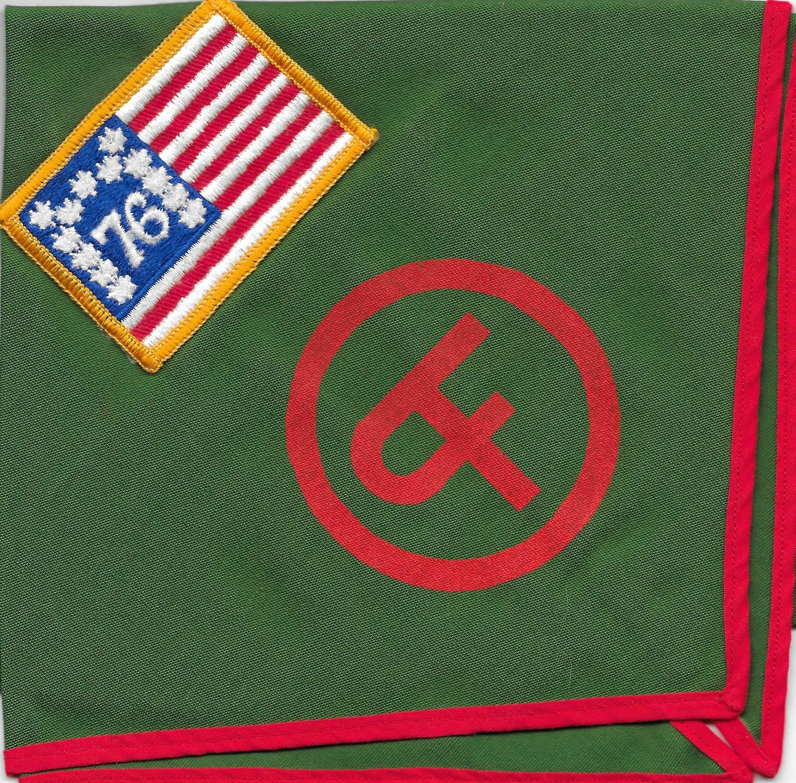 1976 Bicentennial Pathfinder District Neckerchief Boy Scouts of America ...