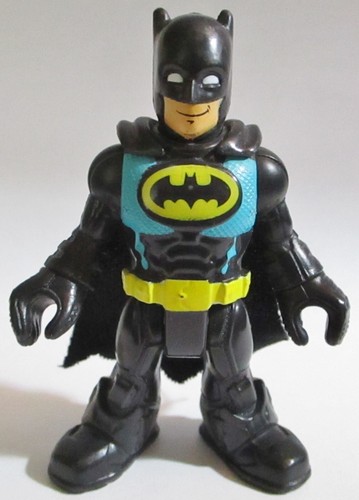 Imaginext DC Super Friends Tech Suit Batman Black & Light Blue Action ...