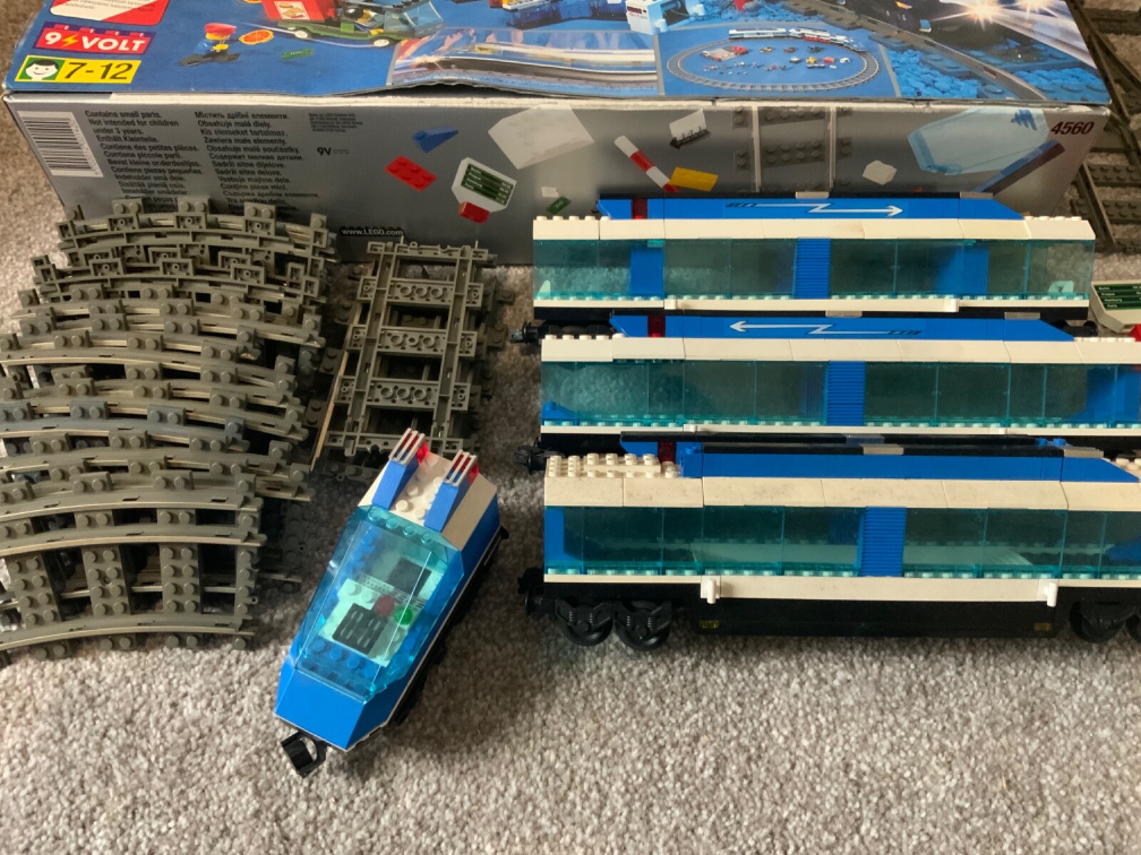 LEGO 4560 4561 Railway Express Passenger 9v Railway set boxed. | eBay