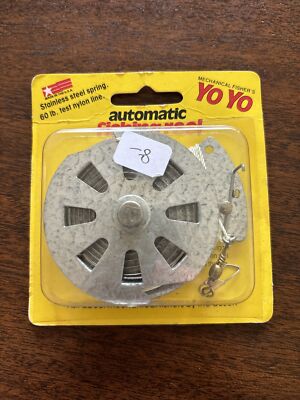 Yo Yo Automatic Fishing Reel 60 lb Test Nylon Line Made in USA | eBay