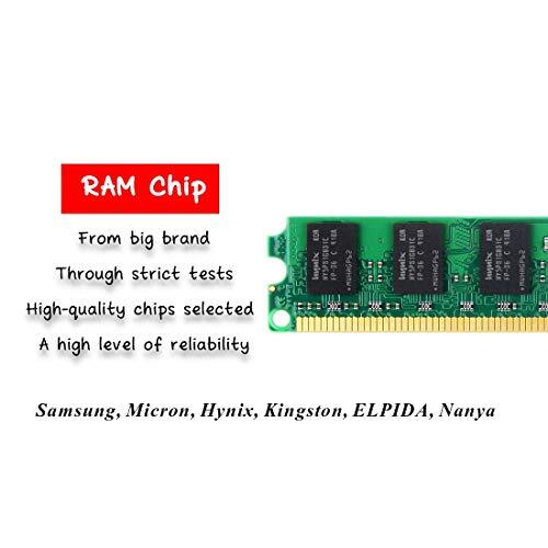 8GB Kit 4x2GB DDR2 800Mhz Udimm RAM Royemai DDR2-800U PC2-6400 2GB 1.8V ...