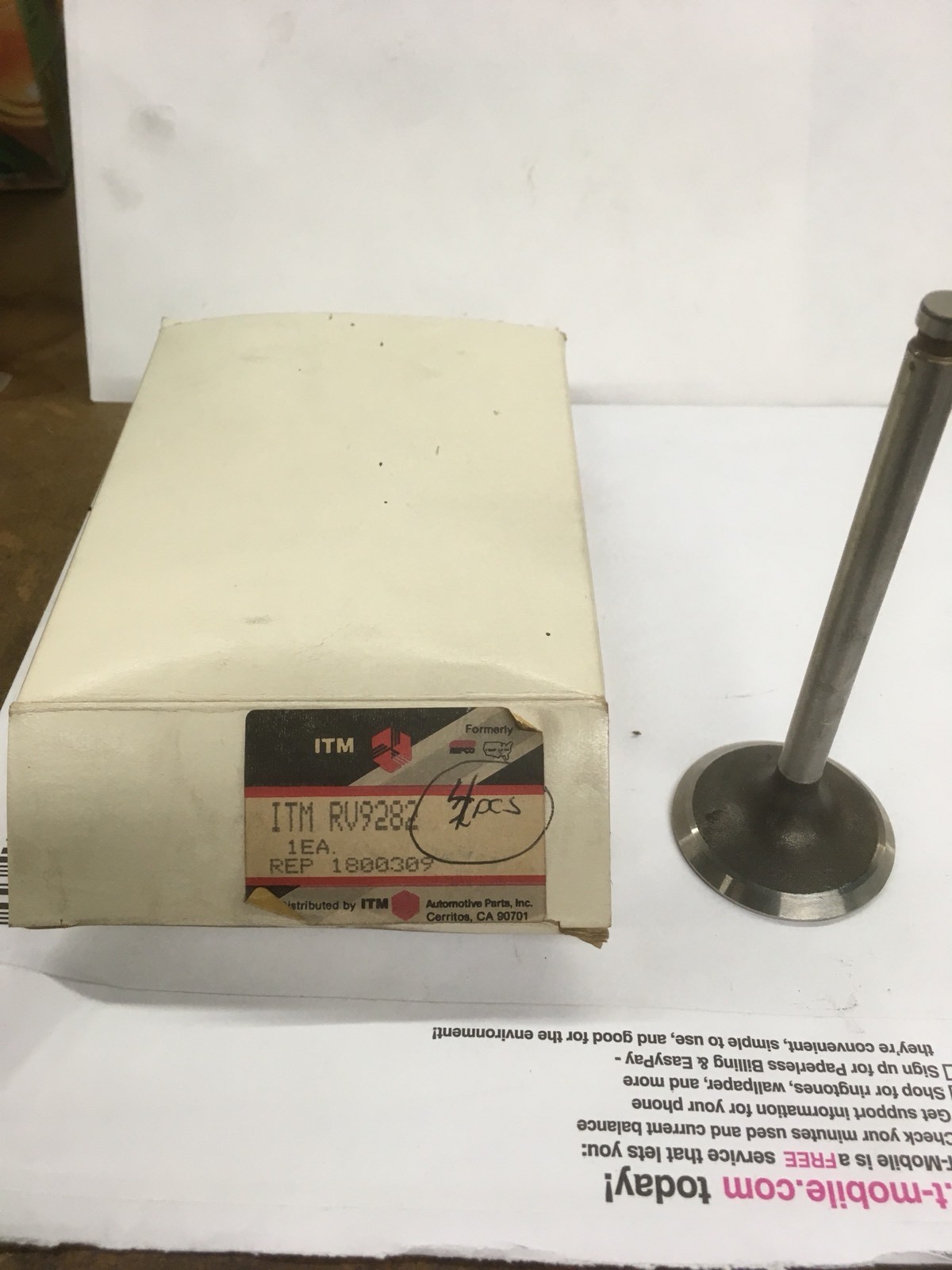 Fits Mits Pick-up 2.0 G63B 1997cc 1983 Intake Valve RV9282 MD040791 SQ ...