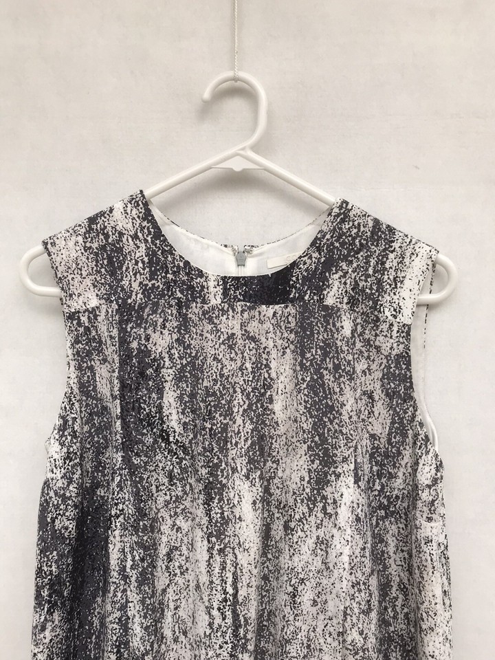Womens Cos 100% Viscose Sleeveless Print Dress Shift Size 36 165/84A S ...