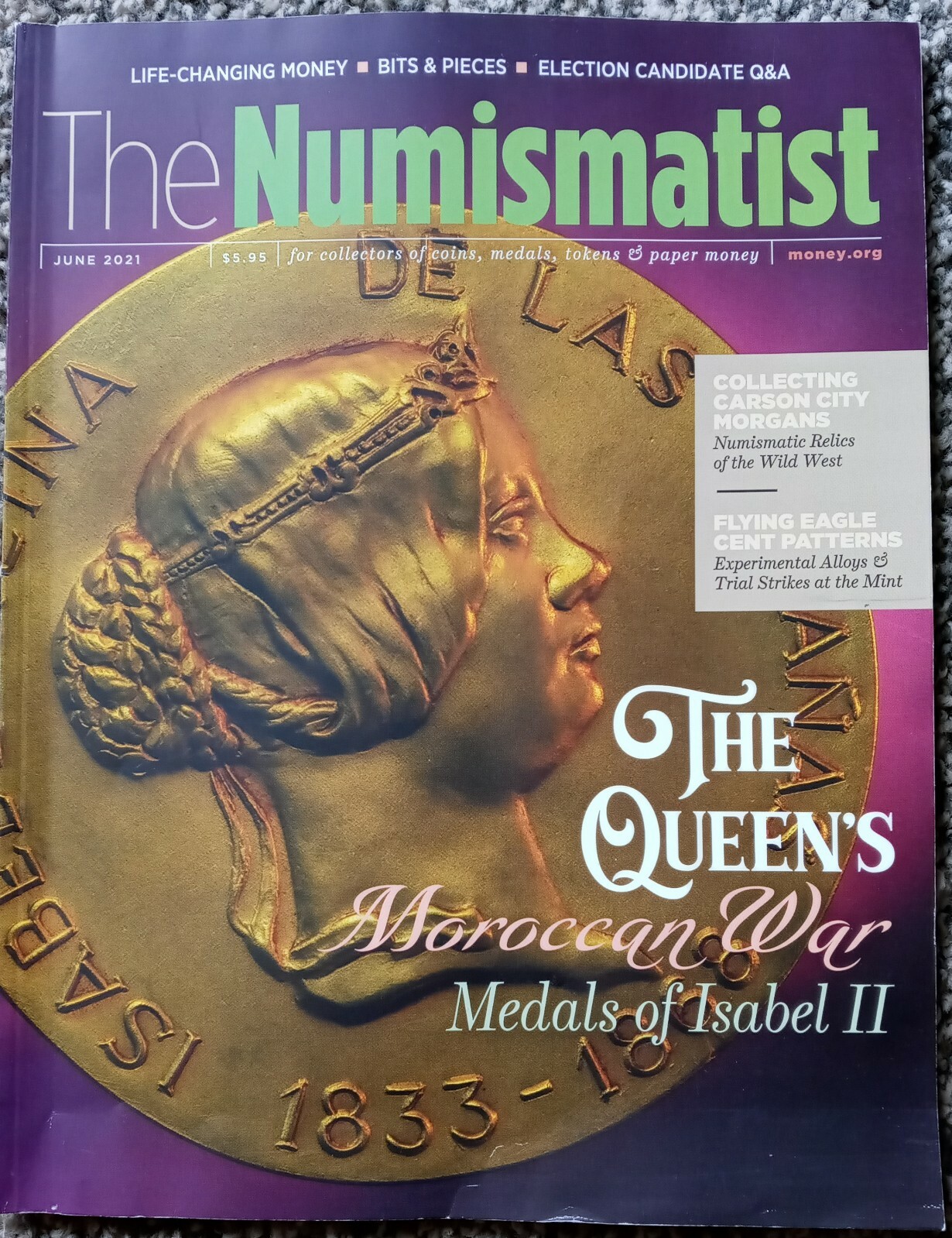 The Numismatist June 2021 Issue Magazine Coin Numismatic Paper Money ...