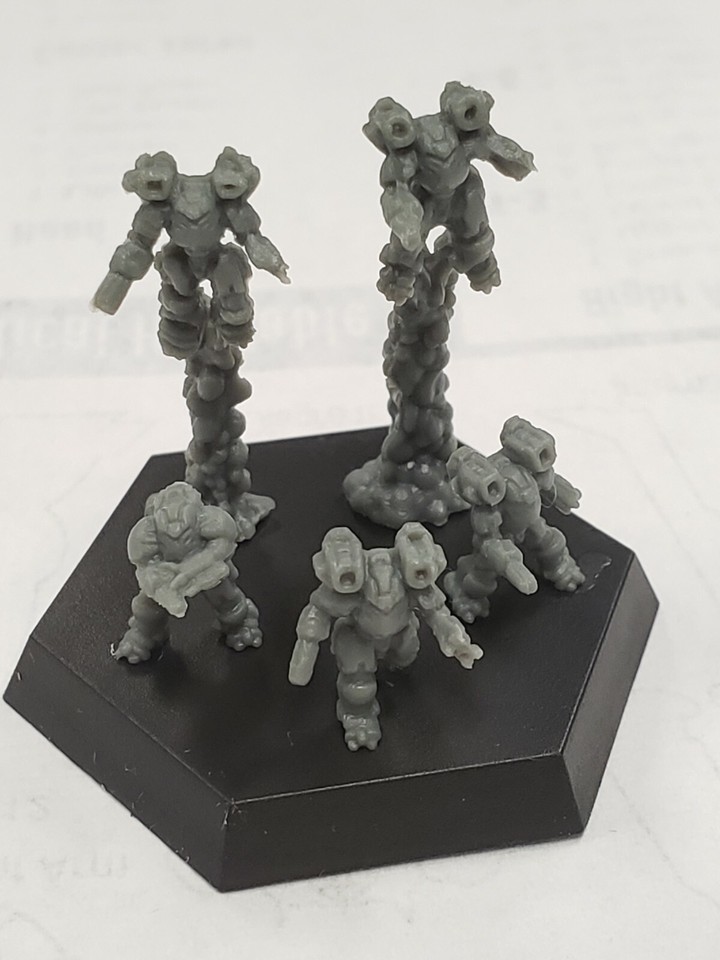 Battletech Plastic Mech from Kickstarter Catalyst + MERCENARIES ....you ...
