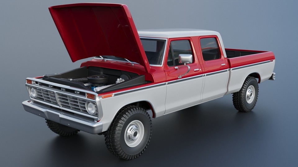 1974 Ford F250 Crew Cab Pickup Model Kit - 1/24 - 3D Printed | eBay