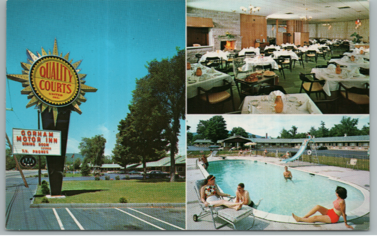 Vintage Postcard Gorham Motor Inn Gorham NH White Mountains | eBay