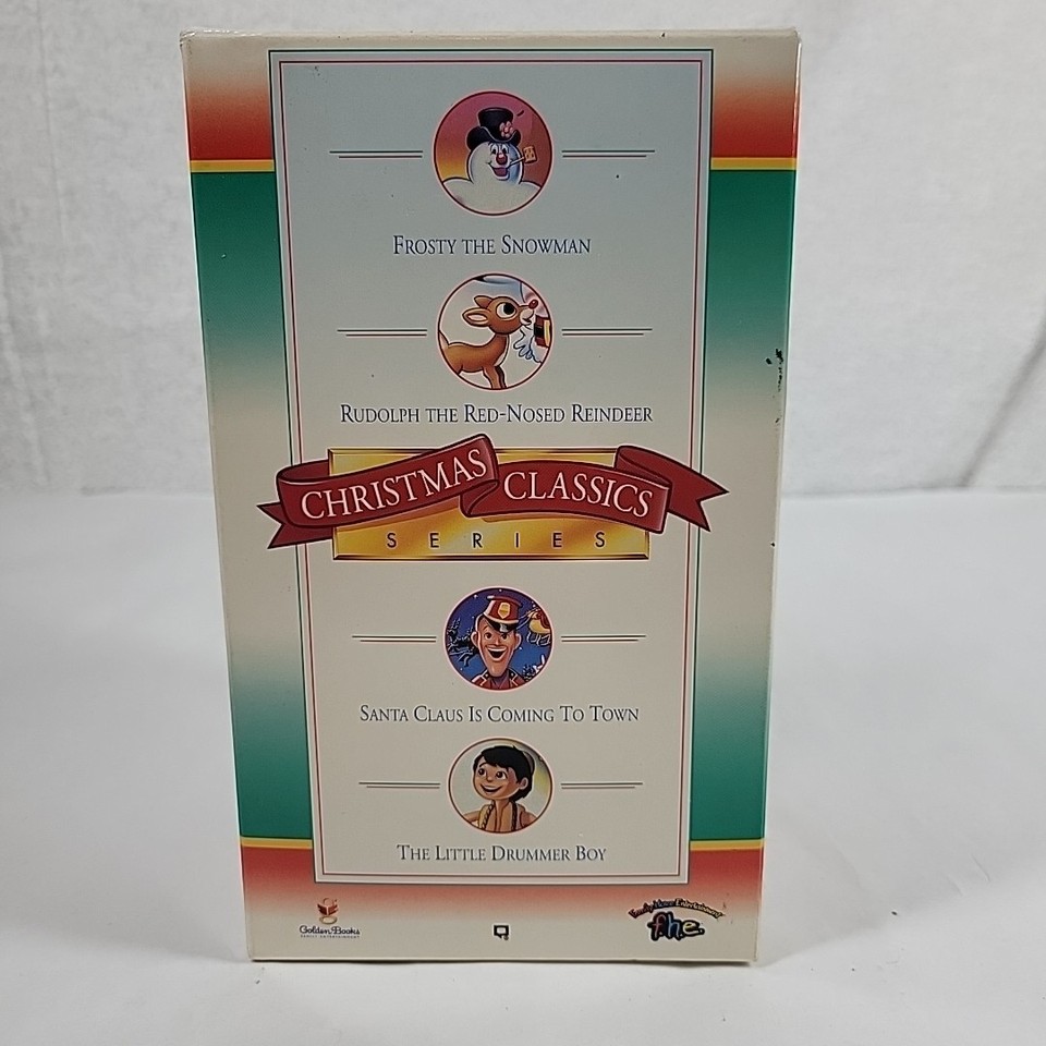 Santa Rudolph Frosty Drummer Boy 1993 Christmas Cartoon Classics VHS ...