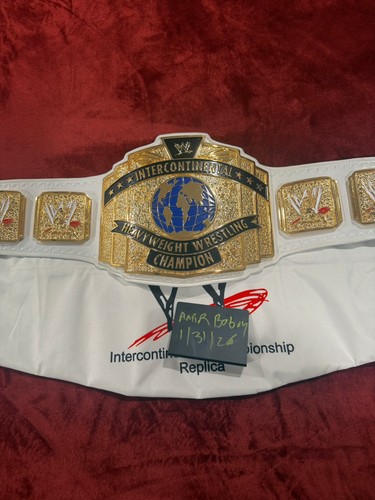 WWE Scratch Logo Intercontinental Championship Nugget Replica Title ...