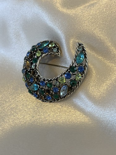 Amazing & Unique Large Vintage WEISS Rhinestone Brooch Pin | eBay