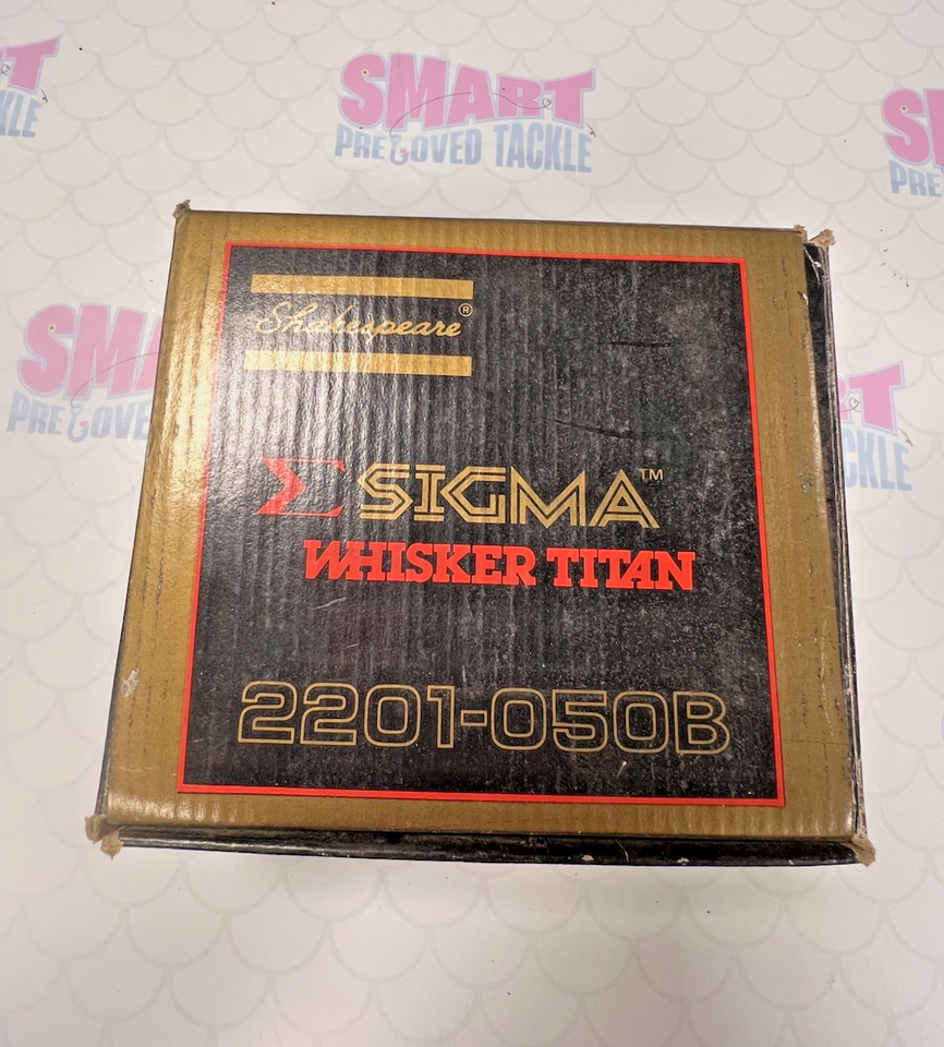 shakespeare sigma whisker titan fishing reel new old stock rare 1980s ...