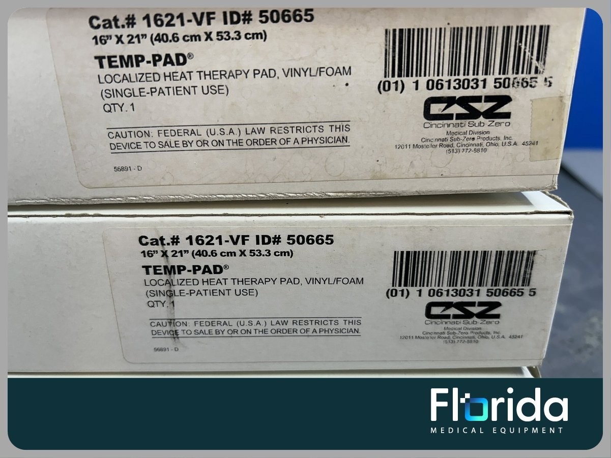 NEW LOT OF 4 CINCINNATI SUB-ZERO 1621-VF TEMP-PAD,HYPER/HYPOTHERMIA PAD ...