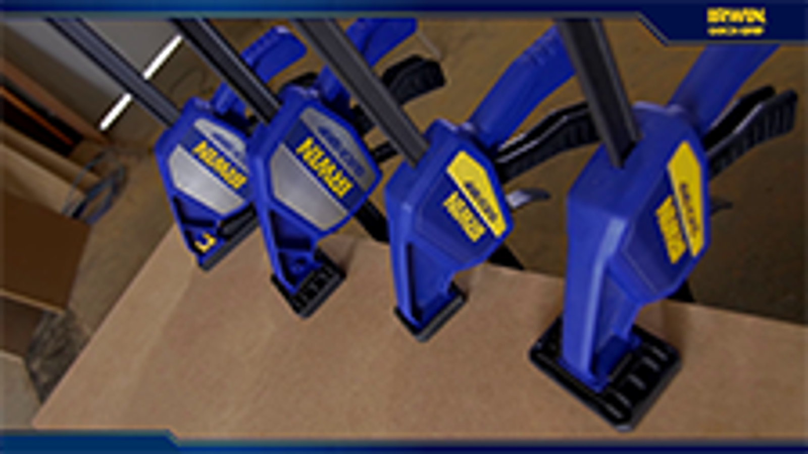 Irwin Quick-Grip Medium-Duty Coupler One-Handed Bar Clamps Workshop ...