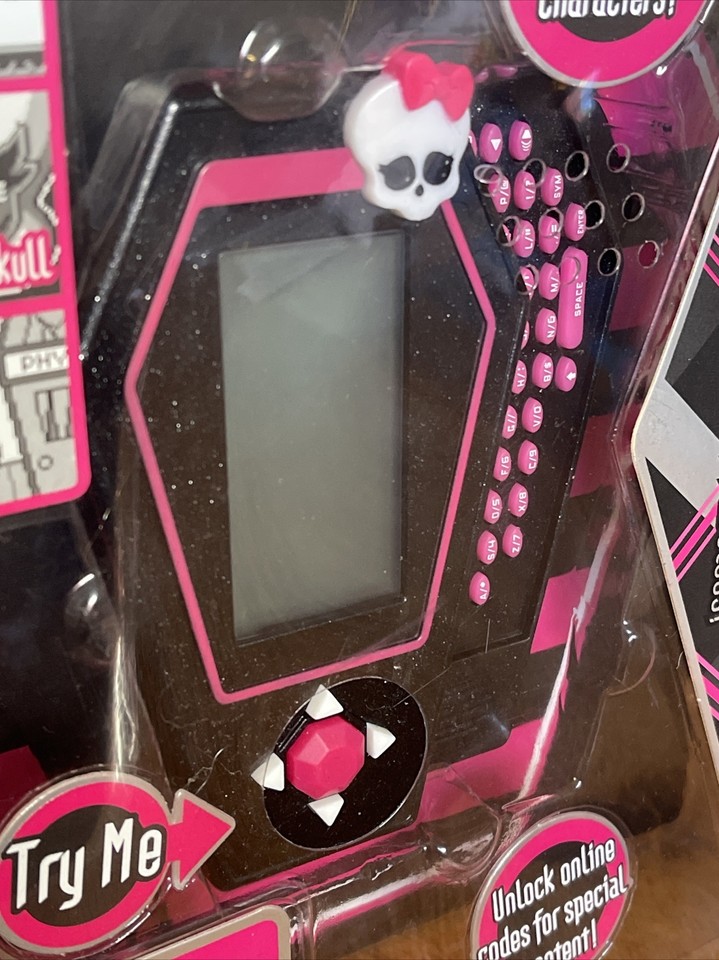 Very Rare Vintage 2009 Monster High iCoffin Handheld Phone Game MATTEL ...