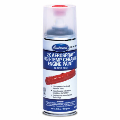 Eastwood 2K Aerospray High Temperature Ceramic Engine Gloss Red Paint ...