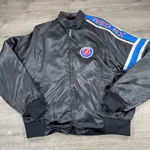 Vintage Datsun Nissan Z Satin Bomber Jacket 280zx Size XL Nismo Racing ...