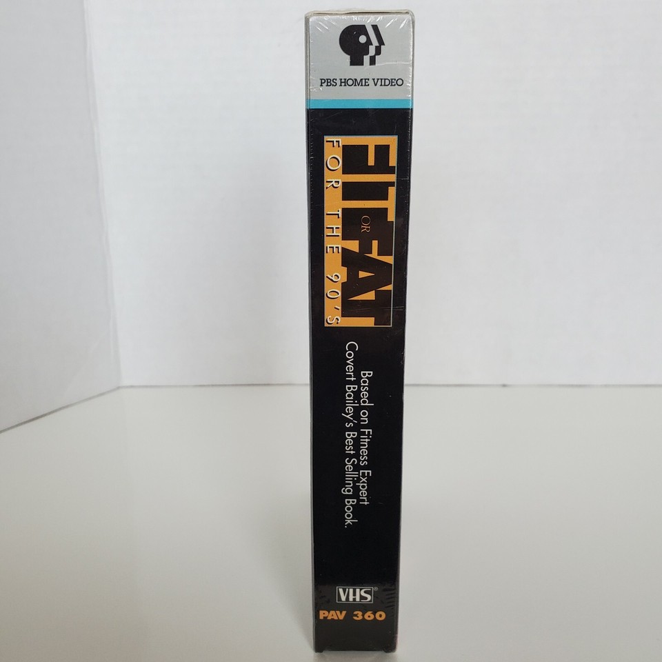 Fit or Fat For The 90s VHS PBS Home Video FITNESS EXPERT Covert Bailey ...