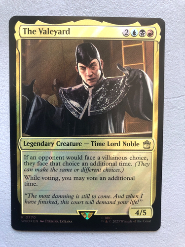 Mtg Carte Magic Dr Who The Valeyard Surge FOIL English NM | eBay