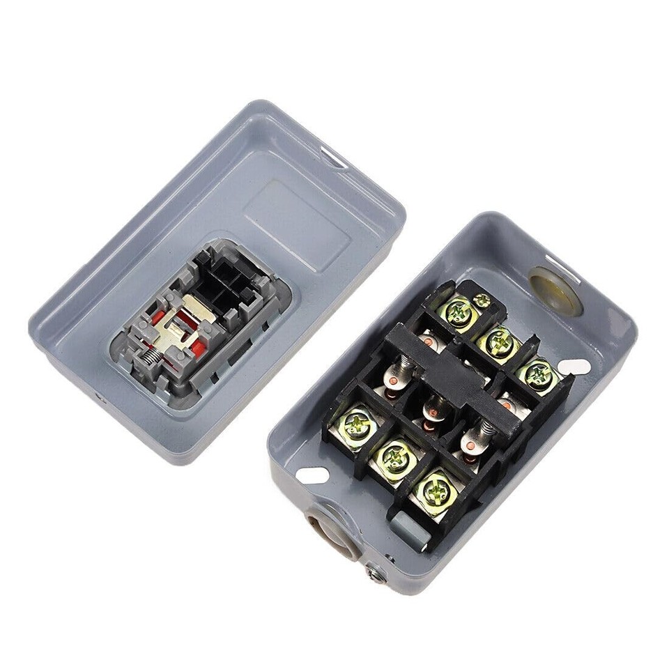 Heavy Duty Power Switch Box, 30A 3.7Kw, ON Off Push Button Control ...