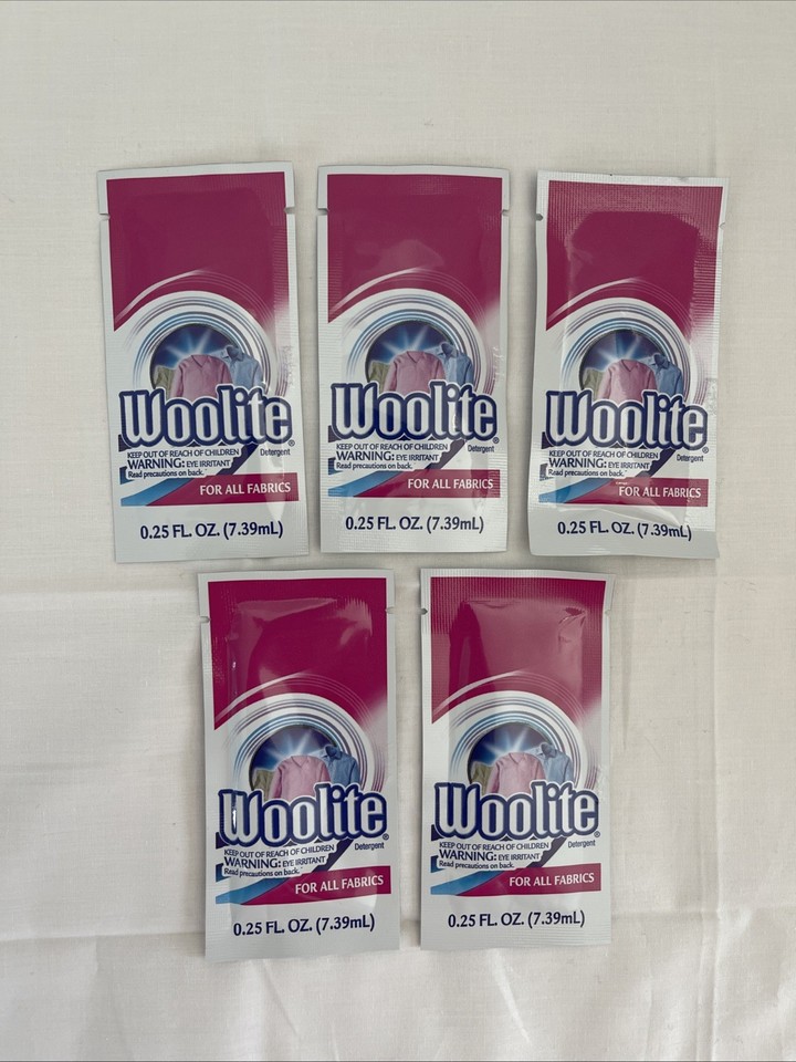 Woolite At Home Dry Cleaner 5 Cloths In Sealed Packets Laundry Travel ...