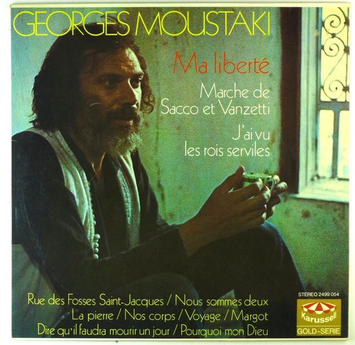 12" LP - Georges Moustaki - Ma Liberté - L8248 - Nettoyé | eBay