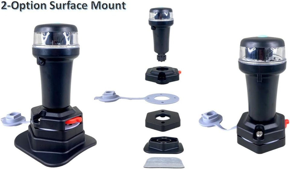 Navigation Lights for Boats LED - Red/Green Battery Powered Nav Lights ...