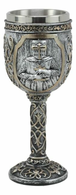 Medieval Knight of Chivalry Gauntlet 7.75"h 8oz Wine Drink Goblet ...