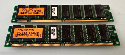 1G (2X512MB) PC133 133MHz 168Pin Desktop SDRAM Memory Ram DIMM NON-ECC ...