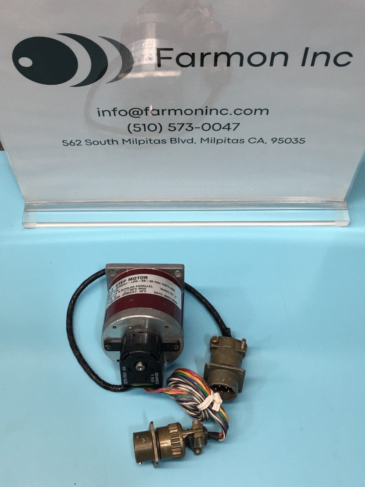 Pacific Scientific E21SCHT-LDN-SS-03 1.8 Degree Step Motor, 24V, 136813 ...