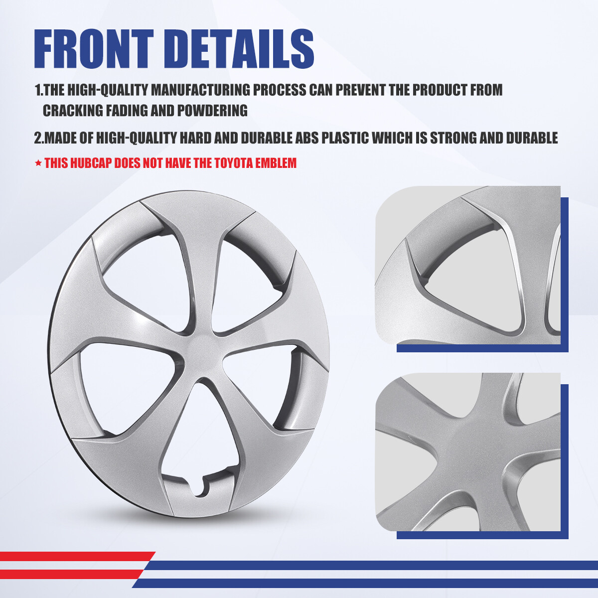 15" Hubcap Set Of 4 Wheel Covers For 2010-2015 Toyota Prius 15'' Wheel ...