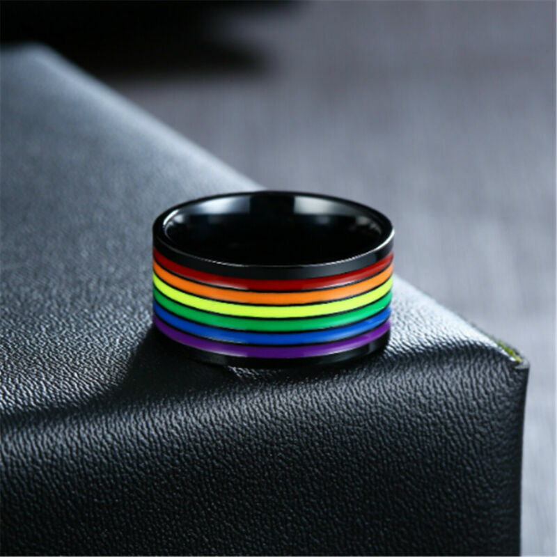 Black Rainbow Ring