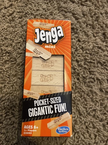 Hasbro Gaming Jenga Mini Pocket-Sized Gigantic Fun New Sealed 2 ...