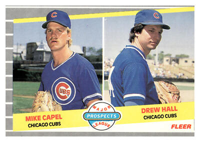 1989 Fleer 643 Mike Capel / Drew Hall MLP, RC Chicago Cubs | eBay