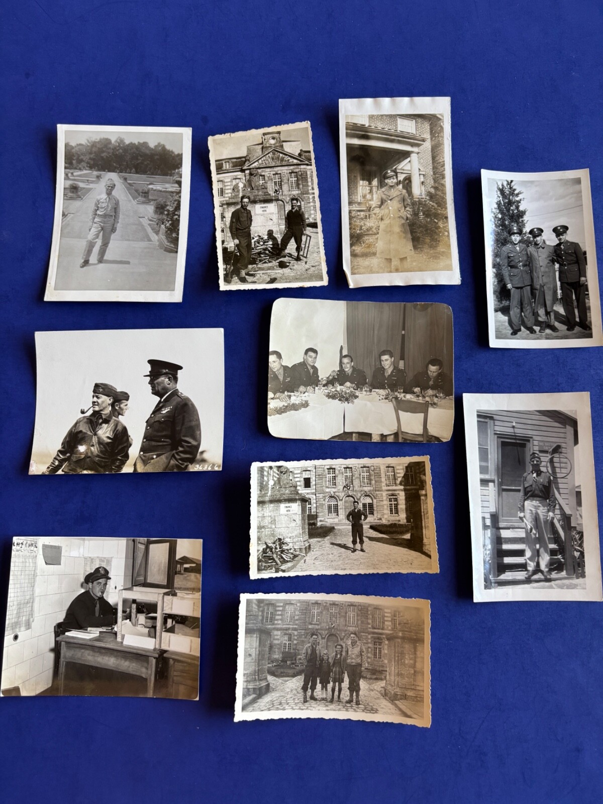 Lot of (10) WW2 USMC Officers Photos - Camp Callan, CA - Richmond, VA ...