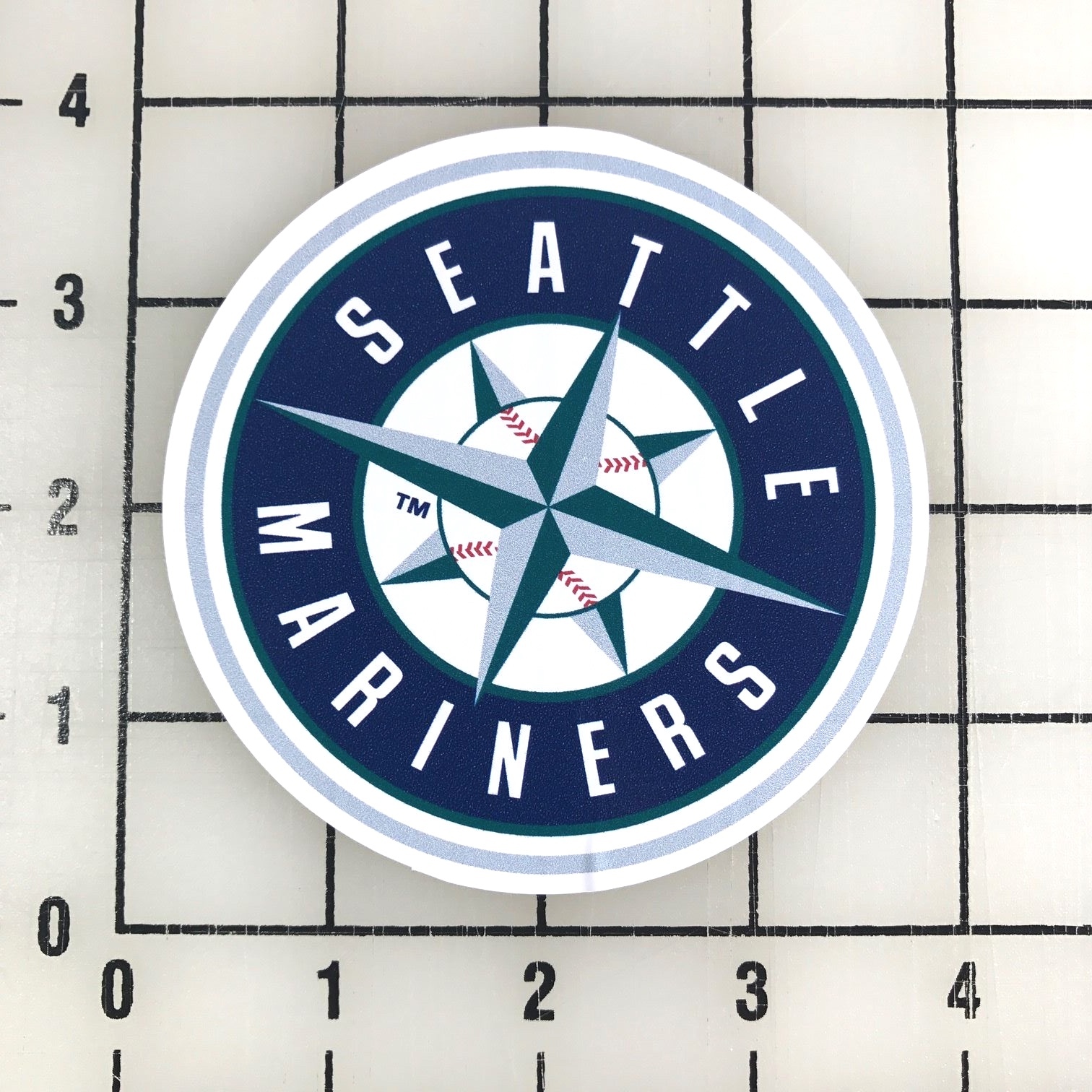 Seattle Mariners MLB 3.5" Wide VInyl Decal Sticker - BOGO | eBay