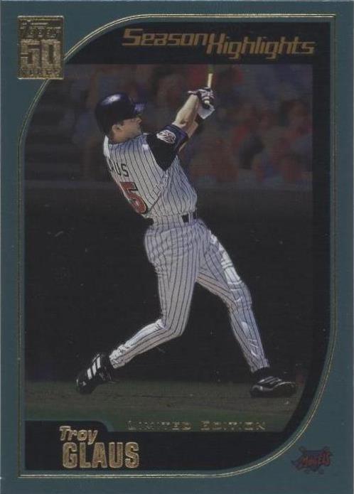 2001 Topps - Season Highlights Troy Glaus #390 Limited Edition for sale ...
