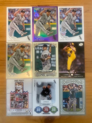 JAKE PEAVY Baseball Card Lot | eBay