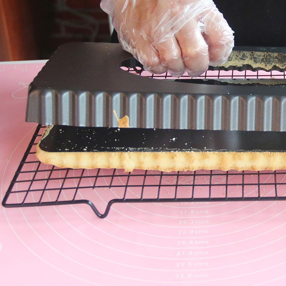 Nonstick Fluted Pie Tart Pan Mold Baking Removable Bottom Quiche Tool ...