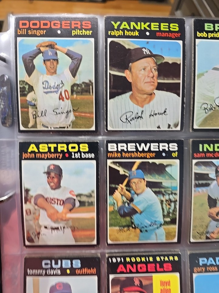 1971 - Lot of 9 Topps - Baseball Cards | eBay
